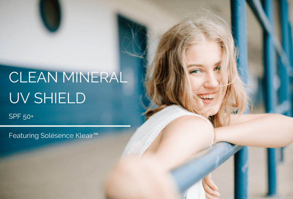 Clean Mineral UV Shield Featuring Solésence Kleair™ – Solésence